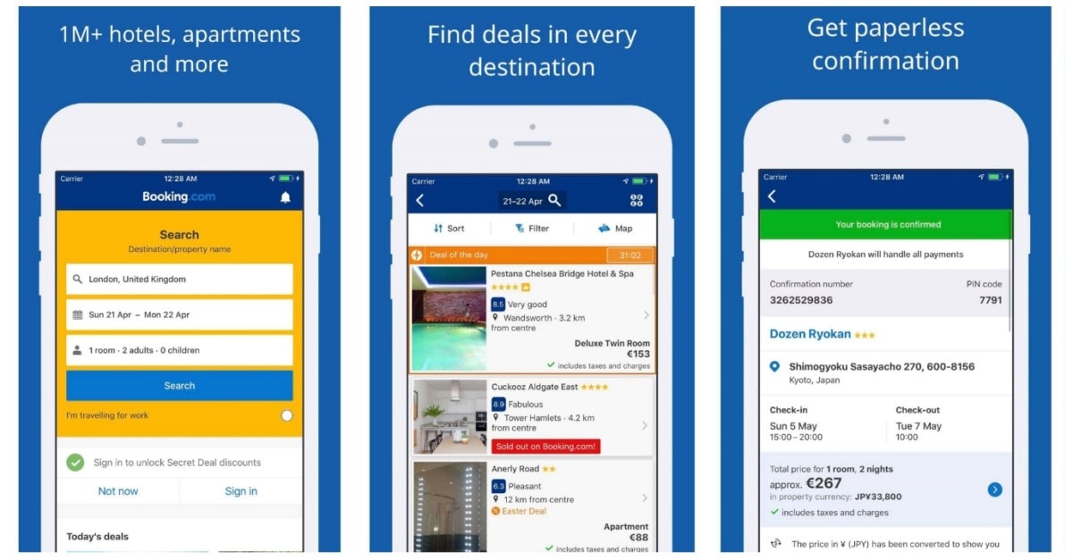 Booking.com App - Bohemian Vagabond - Jacki Ueng